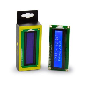 keyestudio 1602 lcd display 1602 16x2 12c blue backlight lcd display module for arduino uno mega raspberry pi avr stm32