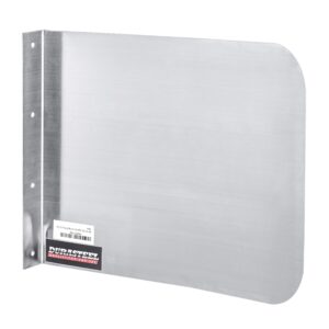 durasteel stainless steel splash guard-15" x 12" wall mount commercial shield kitchen safety & hygiene cooking splatter screen-ideal for hand, prep, utility sink, silver