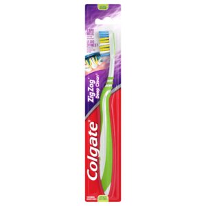 colgate zigzag toothbrush, medium, 1 count