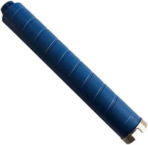 1-1/2" dry diamond core drill bits for brick, block or masonry, 9.5" drilling depth, 5/8"-11 arbor