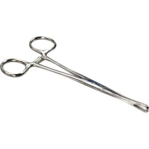 hts 164p0 6.25" rounded slotted locking pennington forceps