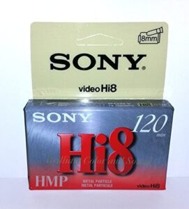 sony video hi8 120 minute hmp metal particle p6-hmpd - single tape