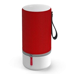 libratone zipp portable wifi + bluetooth wireless speaker - compatible with alexa (victory red)