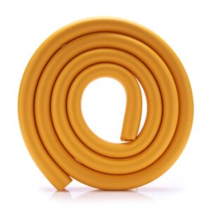 orange 2x2 meters (13 ft) u shape glass table edge protectors premium high density foam baby safety bumper guard foam strip