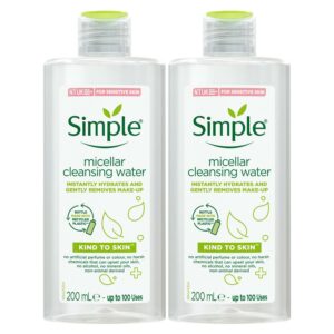 simple kind to skin purifying cleansing lotion 200ml - pack of 2