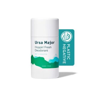 ursa major hoppin' fresh deodorant | natural, aluminum-free, non-toxic, cruelty-free | formulated for men and women | 2.6 ounce