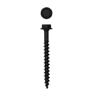 spax 5/16" x 3" exterior hex head structural wood lag screws powerlags hex (250 ea) bulk pail bit included heavy duty rust resistant