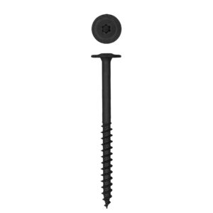 spax 1/4" x 3-1/2" exterior washer head structural wood lag screws powerlags torx t-star (50 ea) bit included heavy duty rust resistant