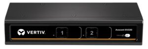 vertiv avocent 2-port dvi-i 4k ultra hd kvm switch (sv220)