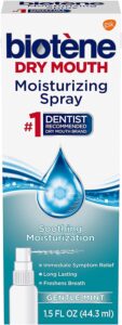 biotene moisturizing mouth spray 1.5 fl oz (pack of 2)