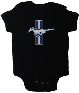 ford infant one piece ford mustang baby shirt romper bodysuit 3-6 months black