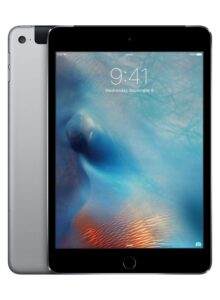 apple ipad mini 4 (wi-fi + cellular, 128gb) - space gray