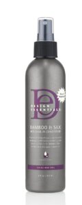 design essentials natural bamboo & silk hco strengthening leave-in conditioner for all hair types - 8 oz