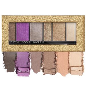 physicians formula shimmer strips custom eye enhancing eyeshadow & eyeliner, glam nude, dermatologist tested