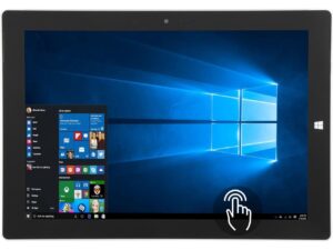 microsoft surface 3 tablet, intel atom x7 x7-z8700, 1.6 ghz, 4 gb, 64 gb ssd, windows 10, silver, 10.8"