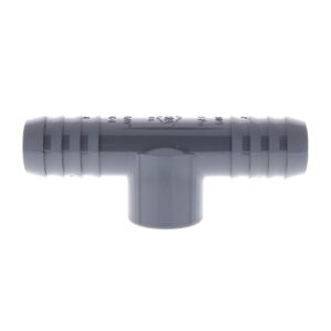 barb tubing x fpt reducing tee adapter - barb size : 1" - fpt size : 3/4"