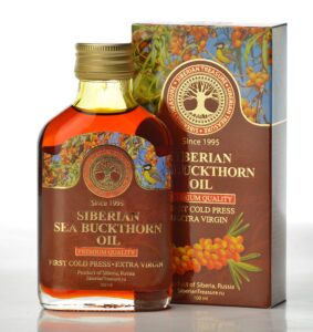 siberian sea buckthorn oil 100 ml, premium quality, natural, first cold press - 3.4 fl oz