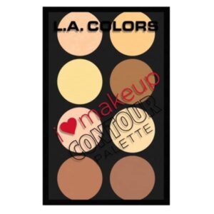 l. a. colors i heart makeup contour palette - light to medium