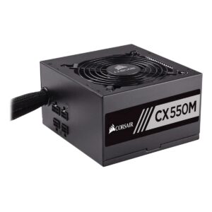 corsair cx550m/cp-9020102-eu atx 12 v power supply unit - black