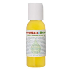 living libations - organic seabuckthorn shampoo | natural, wildcrafted clean beauty (1 fl oz | 30 ml)