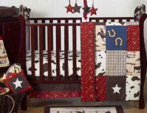 sweet jojo designs wild west western horse cowboy baby boy bedding 11pc crib set