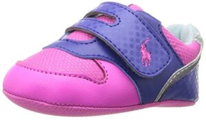 ralph lauren layette propell sneaker (infant/toddler), fuchsia, 0 m us infant