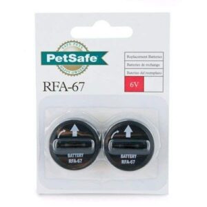 petsafe replacement batteries 6 volt (rfa-67d-11) package of 2 batteries