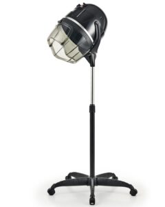 co-z professional adjustable hooded stand-up hair bonnet dryer with timer swivel caster rolling base for beauty salon or home use