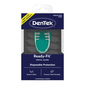 dentek readyfit disposable dental guards bpa latex free, 16 count