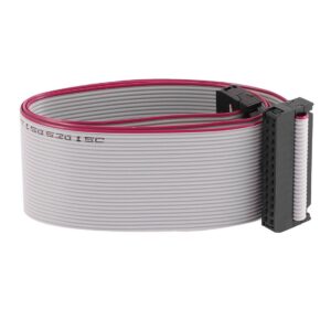 uxcell f/f idc connector 26 pin flat ribbon cable 2.54mm pitch 20 inch length