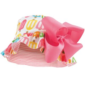 mud pie baby girls' popsicle sun hat , infant size