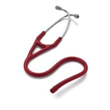 3m 7880832377 health care binaural assembly with eartips for master cardiology, cardiology iii and cardiology ii se stethoscopes, gray/burgundy, 27" length