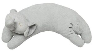 angel dear - grey elephant curved pillow