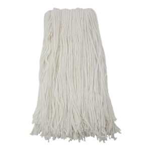 boardwalk bwk2032rct no. 32 rayon cut-end wet mop head - white (12/carton)