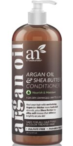 artnaturals argan oil hair conditioner - (16 fl oz / 473ml) - sulfate free - treatment for damaged and dry hair - for all hair types - safe for color treated hair