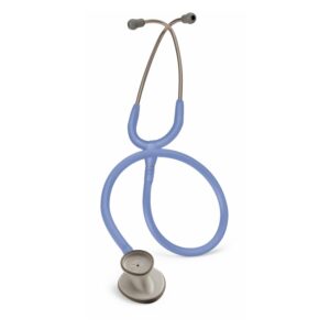 3m 7880789880 health care stethoscope binaural for lightweight ii se, gray eartips, ceil blue, 28" length