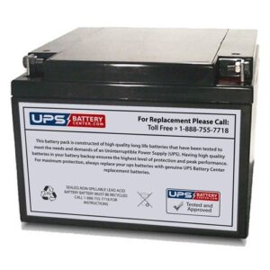 enersys g12v26ah10ep 12v 26ah sealed lead acid replacement battery