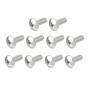 uxcell a15121600ux0584 m4x12mm stainless steel phillips head machine screws (pack of 50)