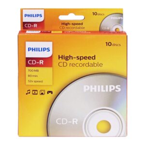 philips cr7d5bb10/17 cd-r 10pk peg bx