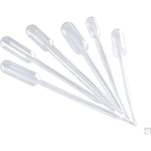 plastic transfer pipettes, 7 ml capacity-graduated to 3 ml-large bulb, sterile, 12 pcs by biorx sponix