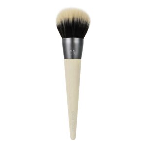 ecotools blending & bronzing makeup brush, for foundation, powder, bronzer, blush, & highlighter, fluffy complexion makeup brush, eco-friendly synthetic bristles, cruelty free & vegan, 1 count