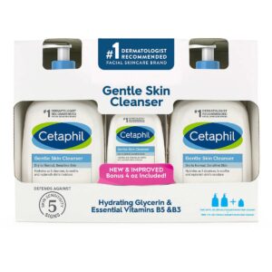 cetaphil gentle skin cleanser 2/20oz 4oz bonus