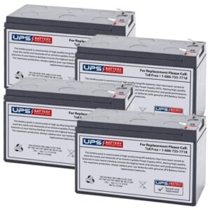 emerson-liebert gxt3 1500 ups (gxt3-1500rt120) compatible replacement battery set