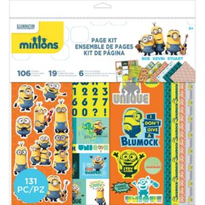 ek success 53-05015 minions page kit, 12" x 12"