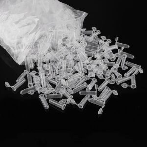 eldwviz 100pcs 2ml plastic vial tube sample storage container fragrance beads liquid