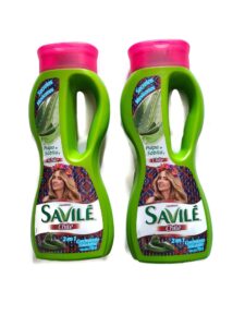 set of savile chile shampoo and conditioner 750ml each