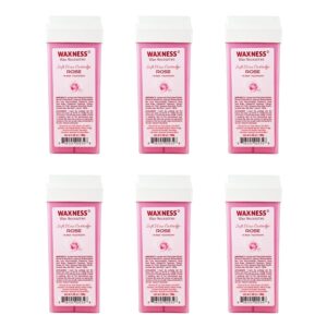 wax necessities rose soft wax cartridge 3.38 ounces pack of 6