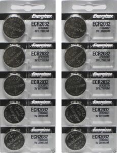 energizer ecr2032 - battery, 3 v, lithium , 240 mah, x 10 pack - packaging may vary