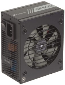 corsair sf series, sf600, 600 watt, fully modular power supply, 80+ gold certified