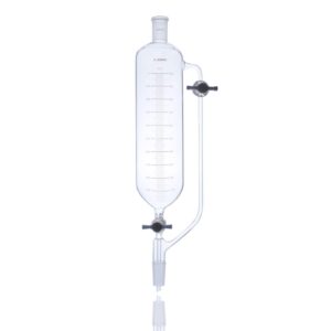 laboy glass 1000ml addition graduated pressure equalizing dropping funnel with 24/40 joints & two 2mm ptfe stopcocks chemistry lab glassware